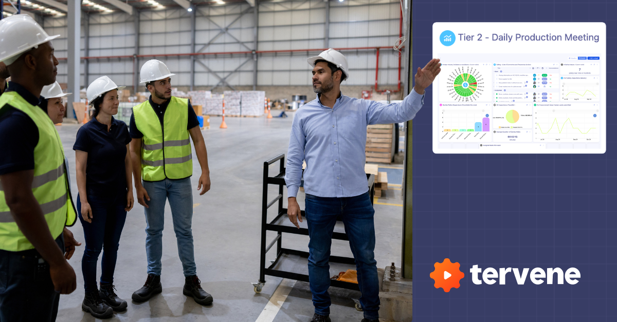 Gain visibility with Tervene’s digital Visual Management System