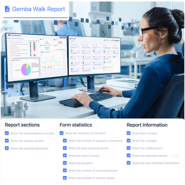 Digitize & Structure your Gemba Walks with our Mobile App